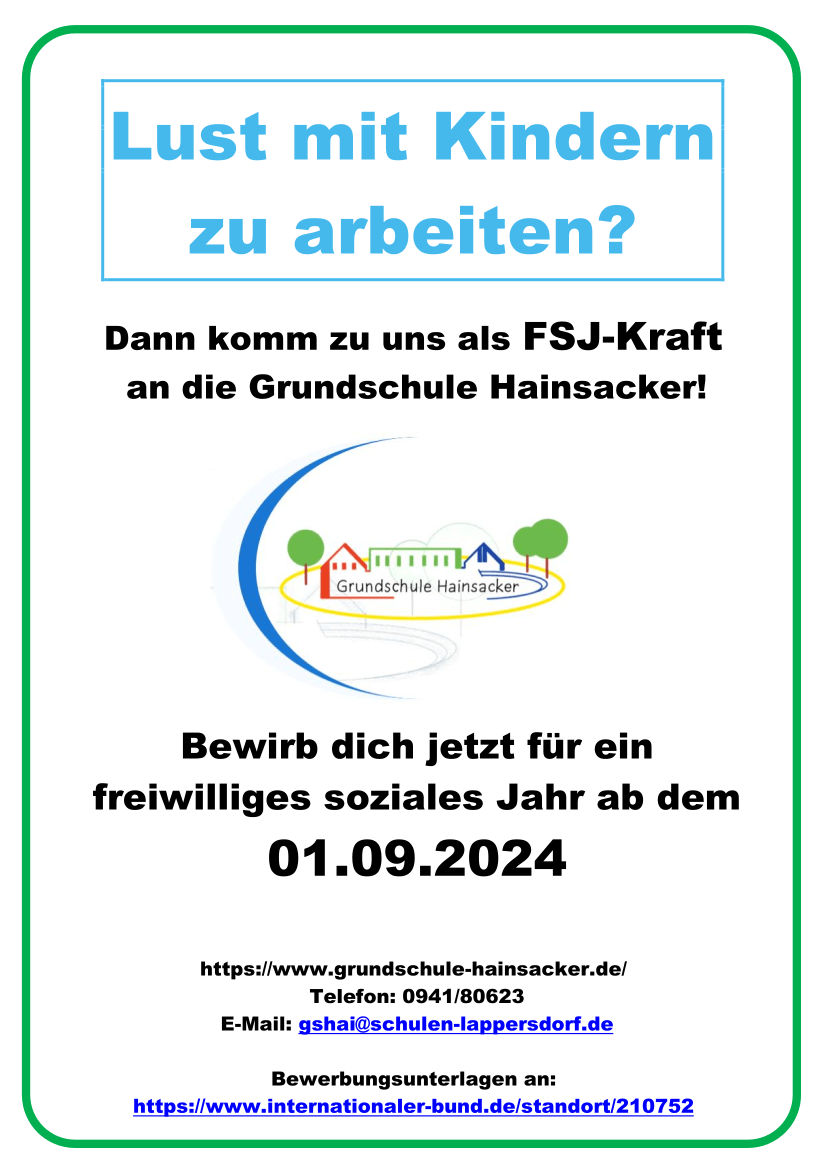 FSJ- Kräfte - Grundschule Hainsacker